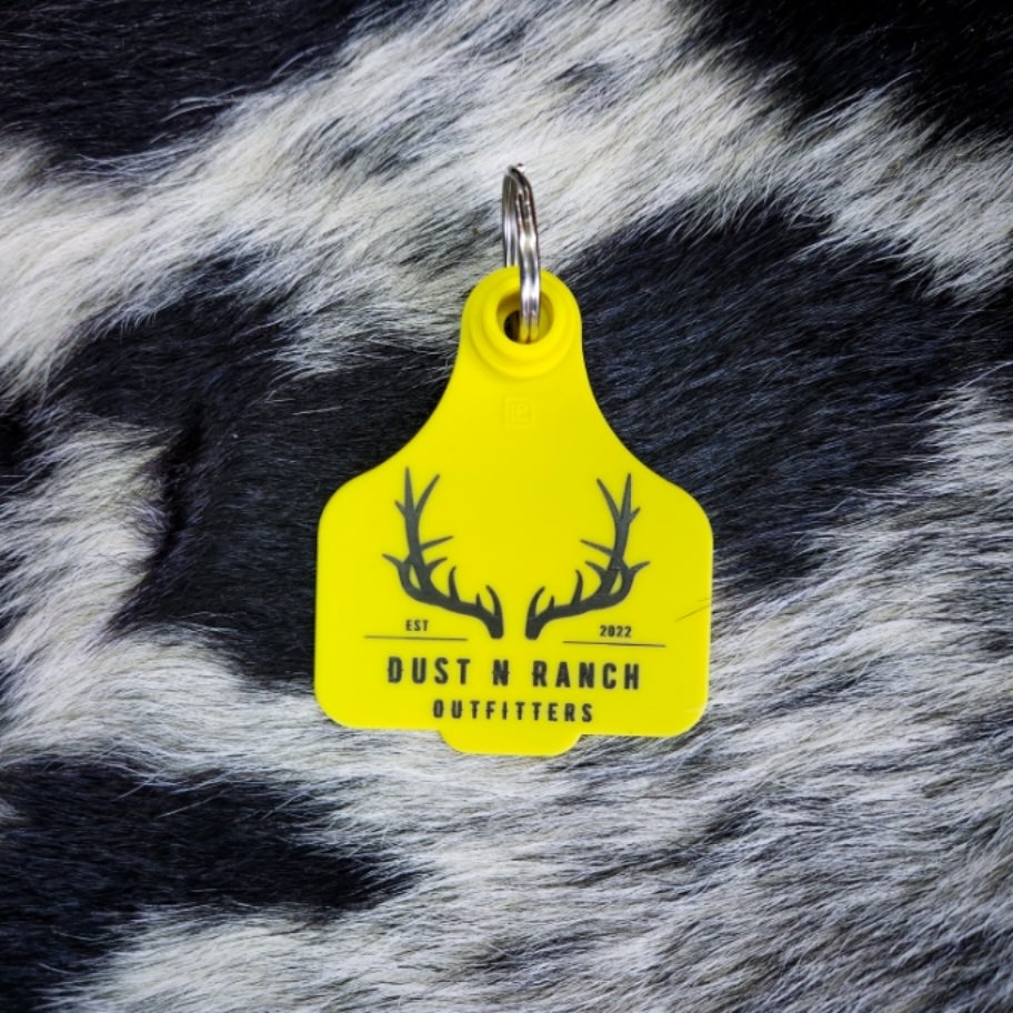 Dust N Ranch - Cattle Tag - Yellow | Dust N Ranch Outfitters